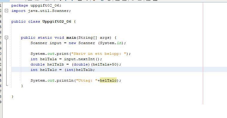 Java variabler (Programmering/Java) – Pluggakuten