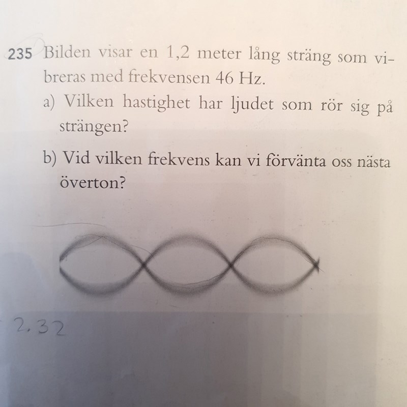 Ljudets hastighet 37 m/s? (Fysik/Fysik 2) – Pluggakuten