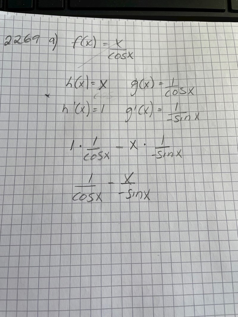 Derivata-kvotregeln (Matematik/Matte 4) – Pluggakuten
