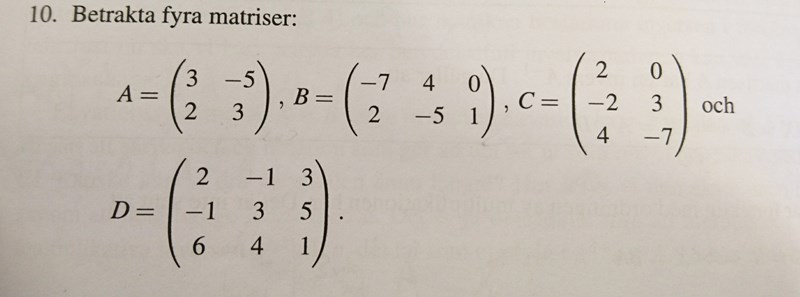 Finns det några sätt att multiplicera matriser smidigt? (Matematik ...