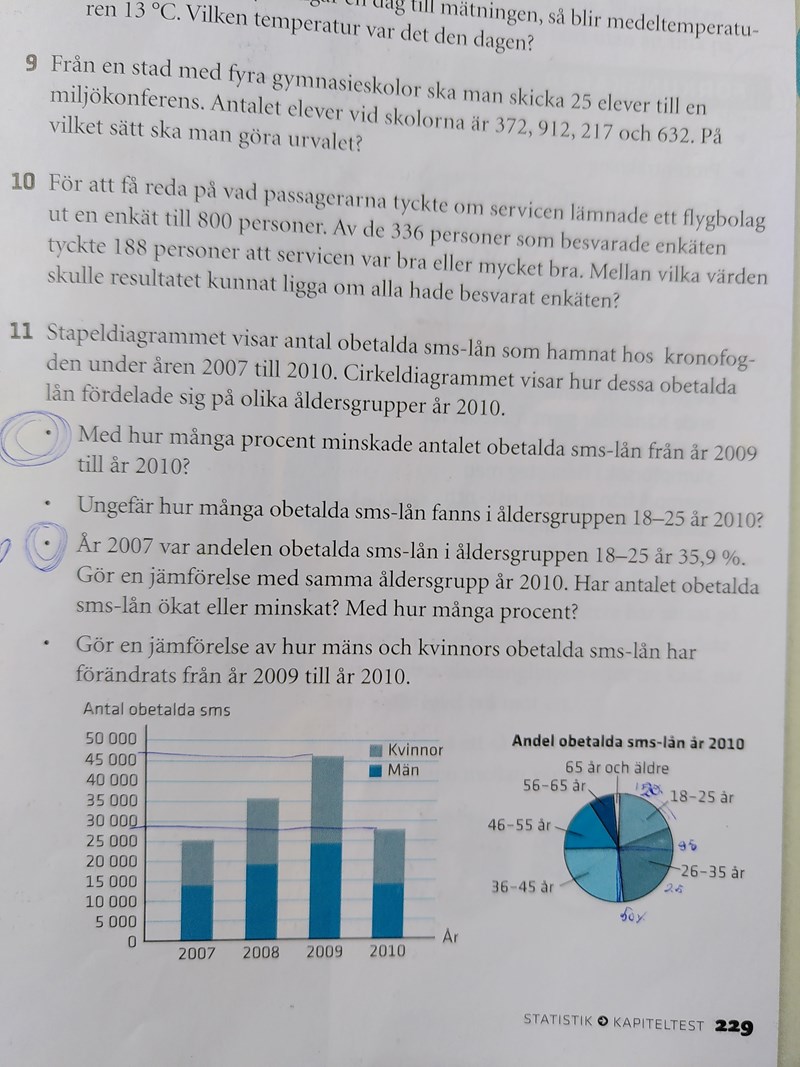 Procent och statistik (Matematik/Matte 1/Sannolikhet och statistik ...