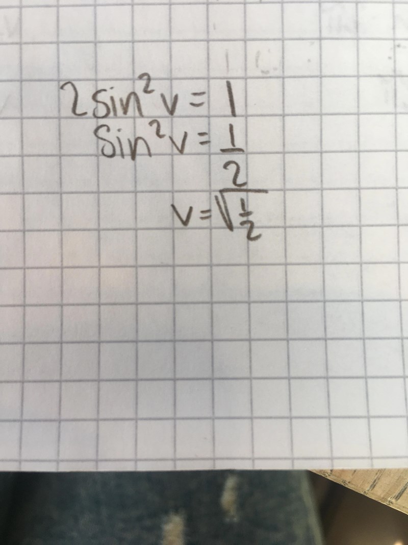 2*sin^2v=1 (Matematik/Matte 4/Komplexa tal) – Pluggakuten