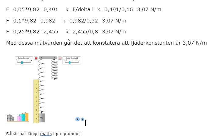 Laboration-harmonisk svängning, serie och paralellkoppling (Fysik/Fysik ...
