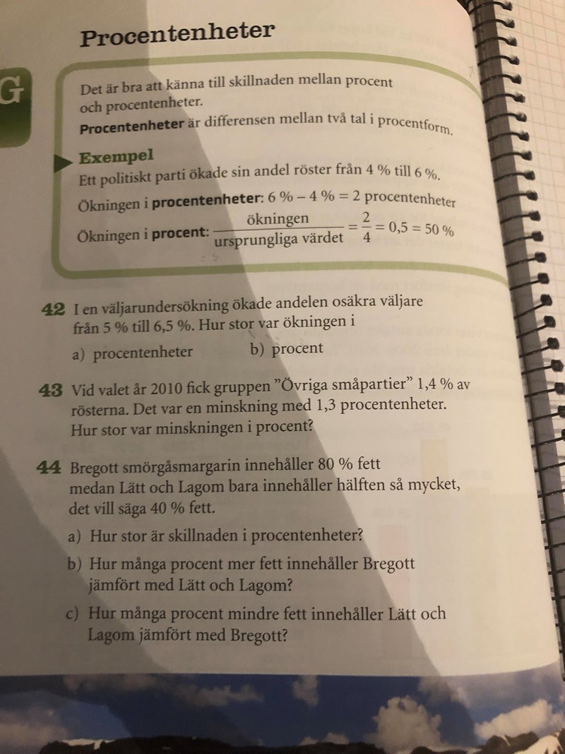 Procentenheter (Matematik/Årskurs 9) – Pluggakuten