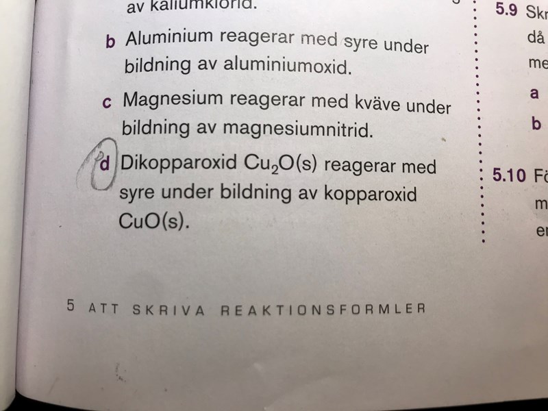 Hur balanserar man denna formel? (Kemi/Kemi 1) – Pluggakuten