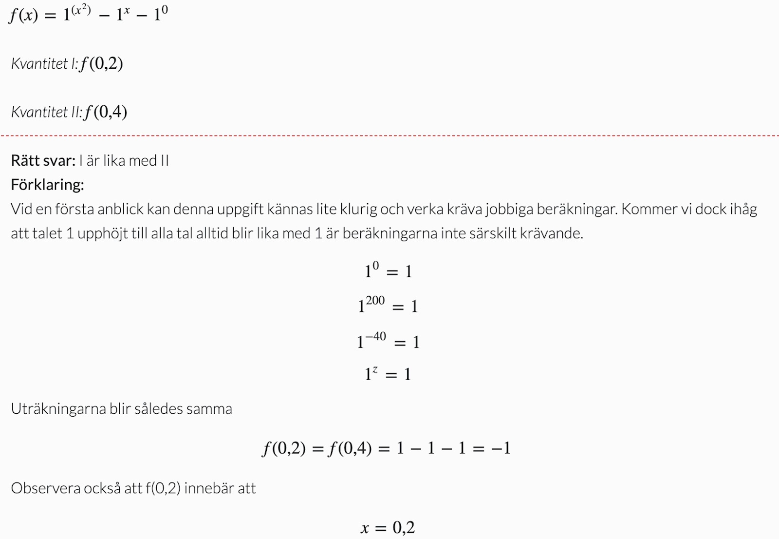 Potenser (Matematik/Högskoleprovet) – Pluggakuten