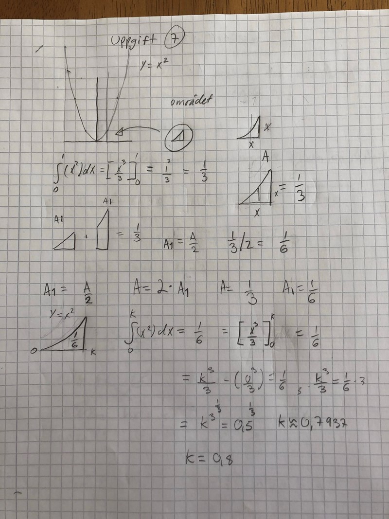 Bestäm K-värde för att dela in ett besgränsat område (Matematik/Matte 3 ...