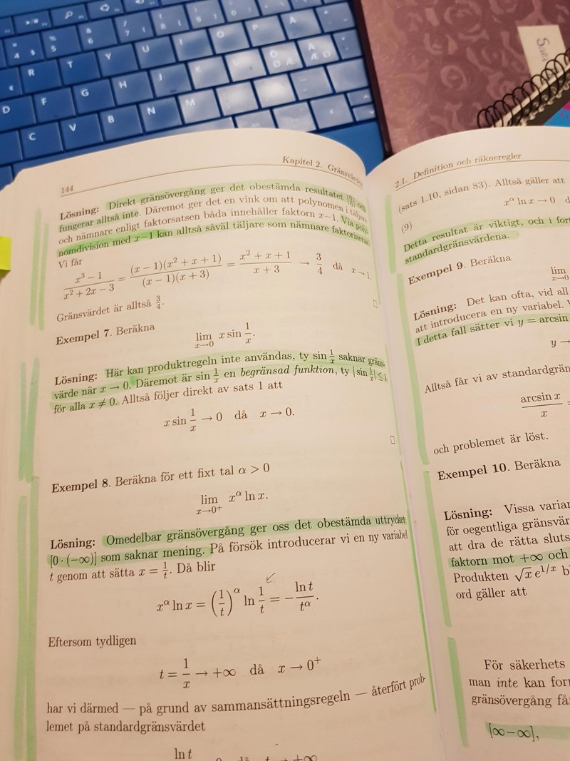 Förstår inte ett exempel på ett gränsvärde (Matematik/Universitet ...