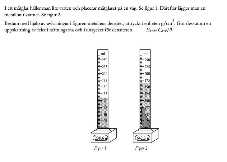 densitet (Fysik/Fysik 1) – Pluggakuten
