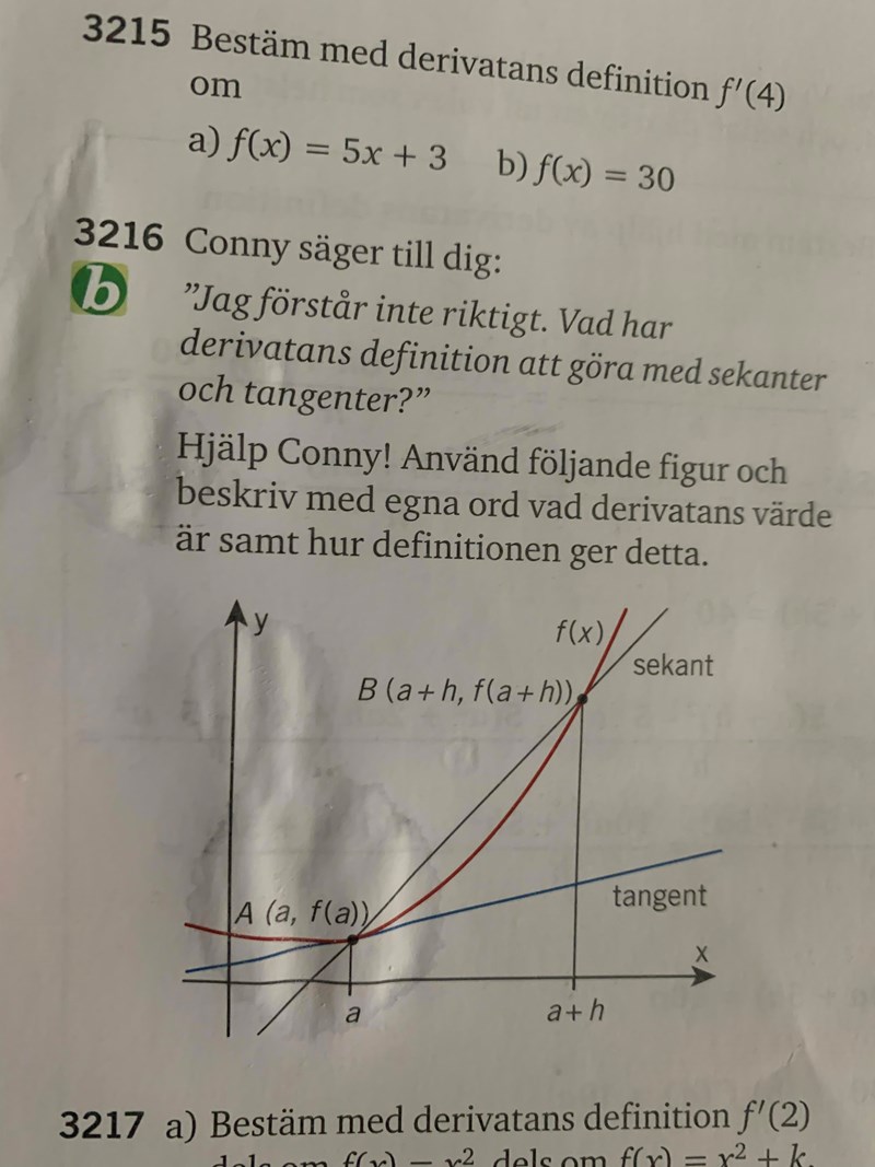Tangent och sekant (Matematik/Matte 3) – Pluggakuten