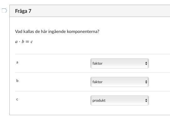 faktor*faktor=produkt? (Matematik/Matte 3) – Pluggakuten