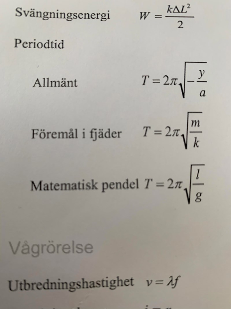 Periodtid (Fysik/Fysik 2) – Pluggakuten