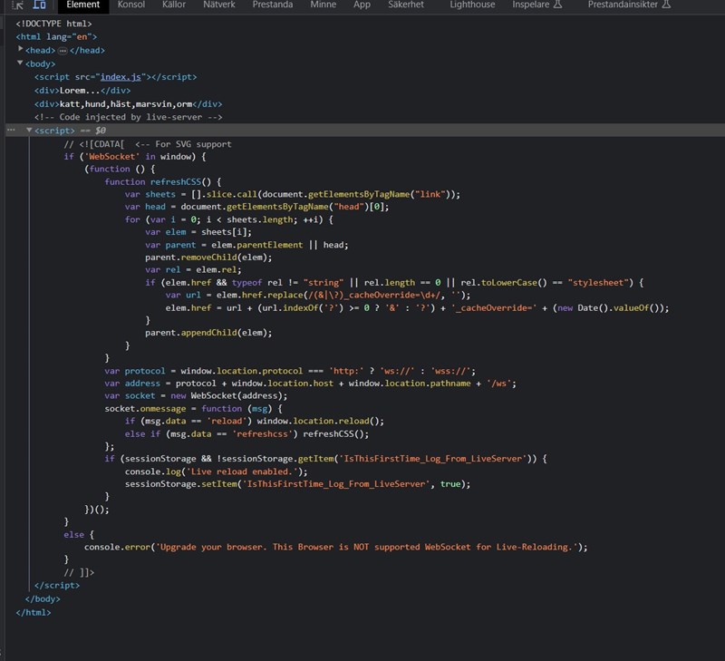 lägga till paragraf till tom body med javascript (Programmering ...