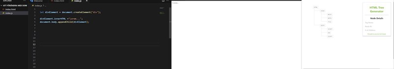 lägga till paragraf till tom body med javascript (Programmering ...