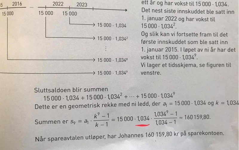 geometrisk rekke (Matematik/Matte 5/Talföljder och bevisteknik ...