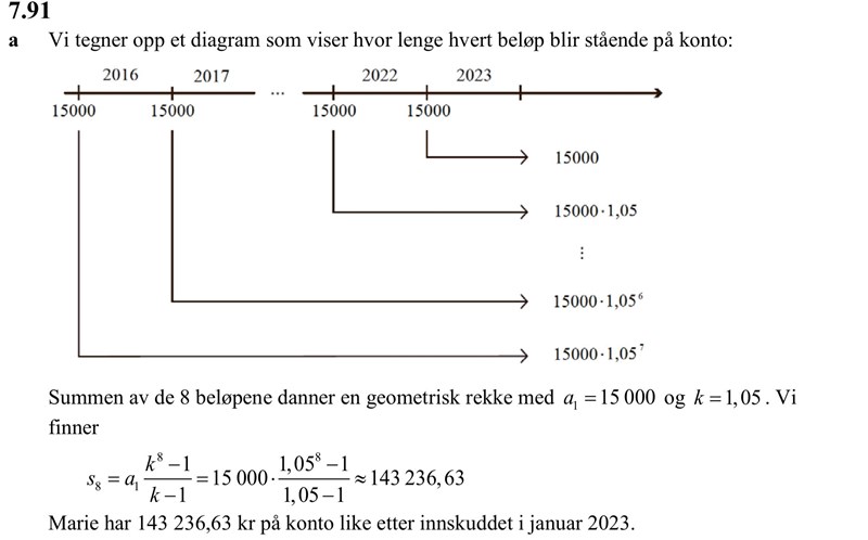 geometrisk rekke (Matematik/Matte 5/Talföljder och bevisteknik ...