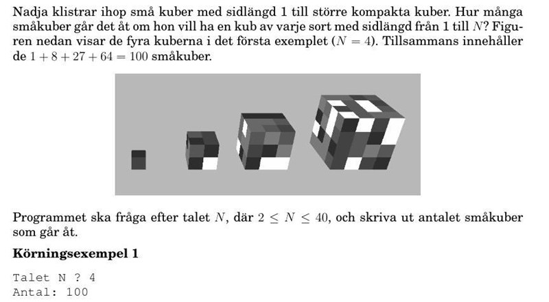 kuber (Programmering/Python) – Pluggakuten