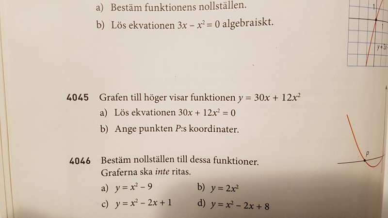 Byte av tecken (Matematik/Matte 2/Funktioner och grafer) – Pluggakuten