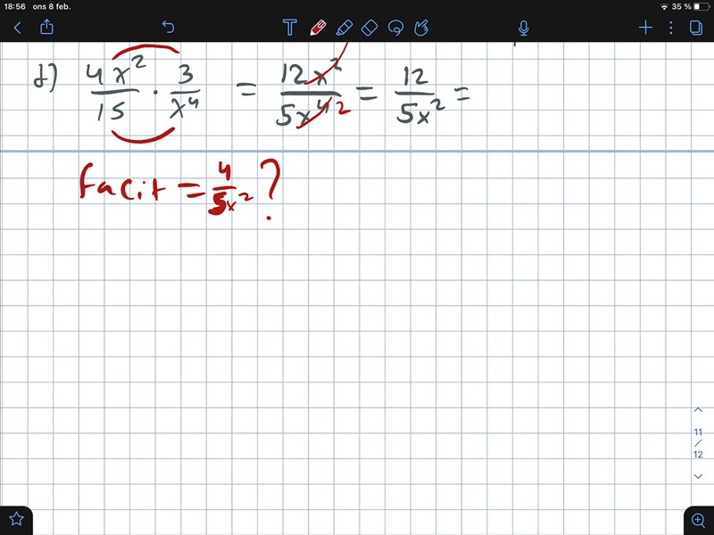 Rationella divison (Matematik/Matte 3/Algebraiska uttryck) – Pluggakuten
