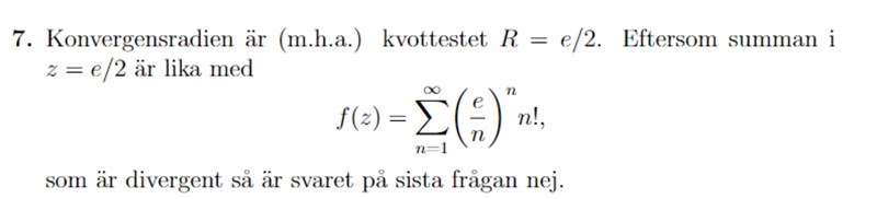 Klurig omskrivning av konvergensradie (Matematik/Universitet) – Pluggakuten